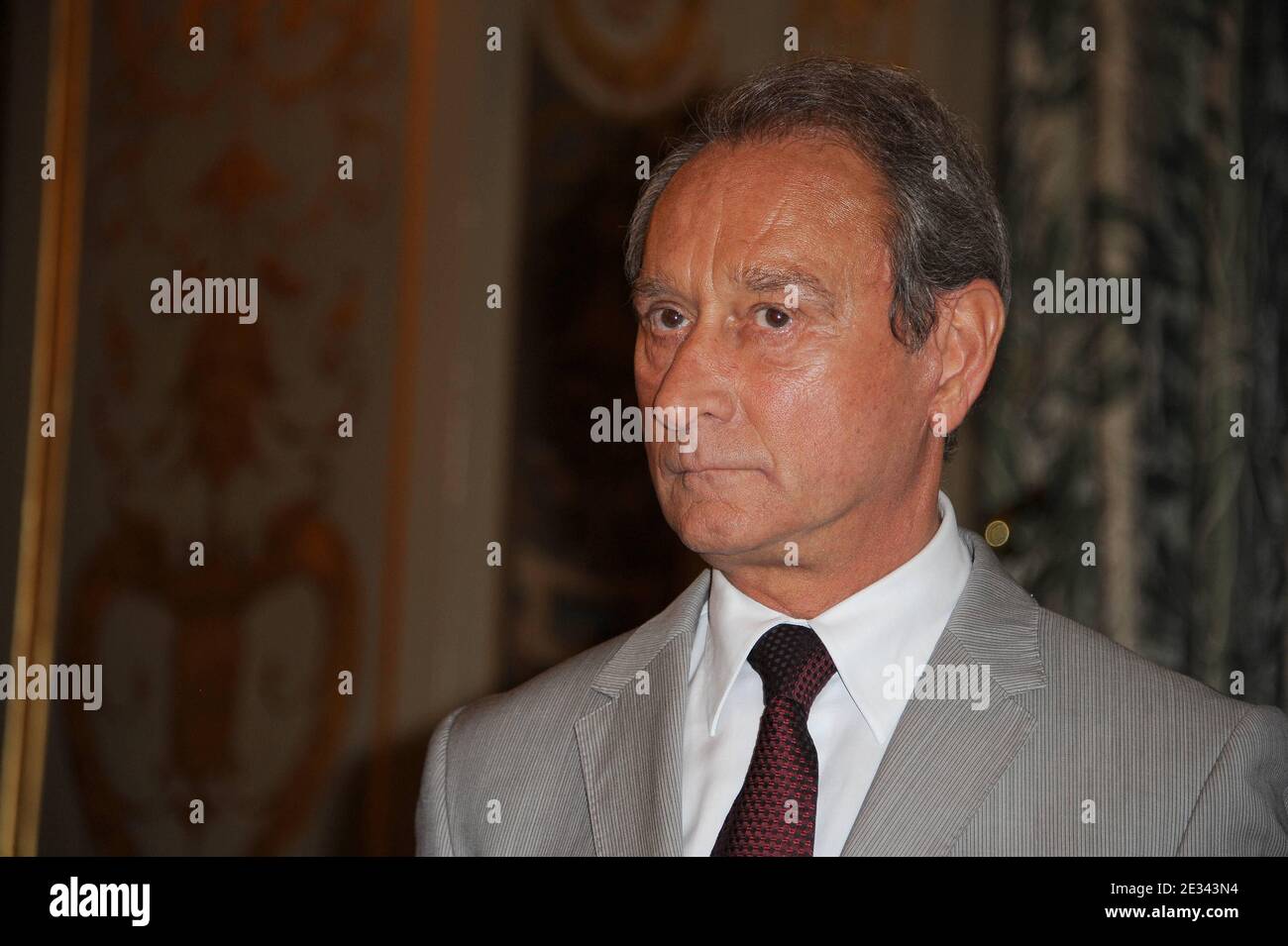 Bertrand Delanoe attending the 25th anniversary of 'Reporters sans ...