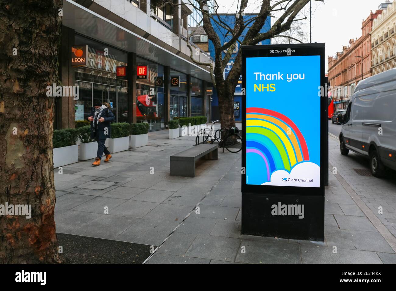 Thank you nhs sign signs hi-res stock photography and images - Alamy