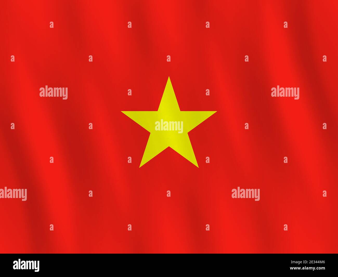 Vietnam flag with waving effect, official proportion Stock Vector Image ...