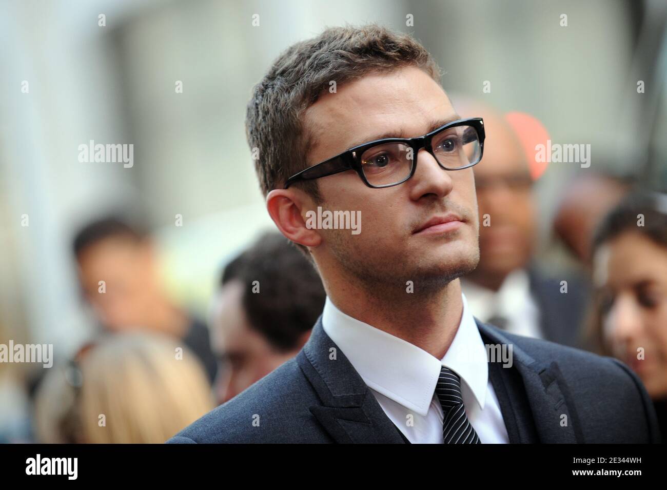 Justin Timberlake attends the premiere of 'The Social Network' during ...