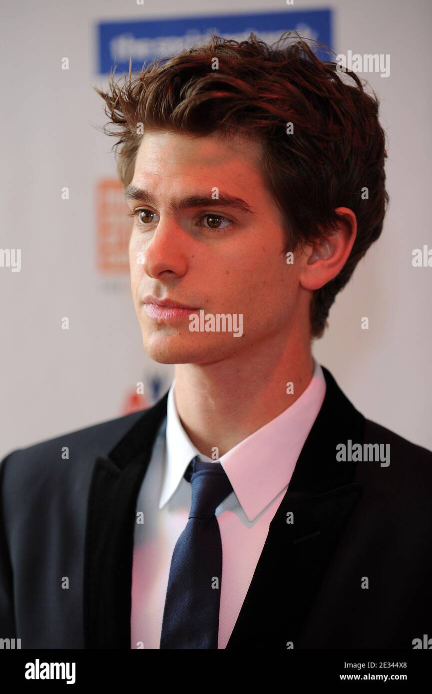 Andrew Garfield attends the premiere of 'The Social Network' during the ...