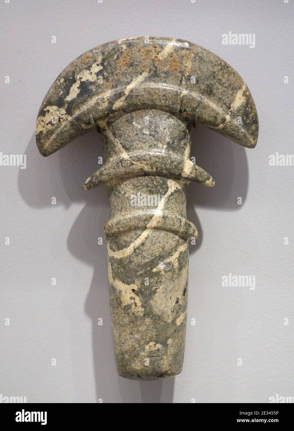 Mace Head (probably), China, Neolithic period, c. 7000 BC, serpentine ...