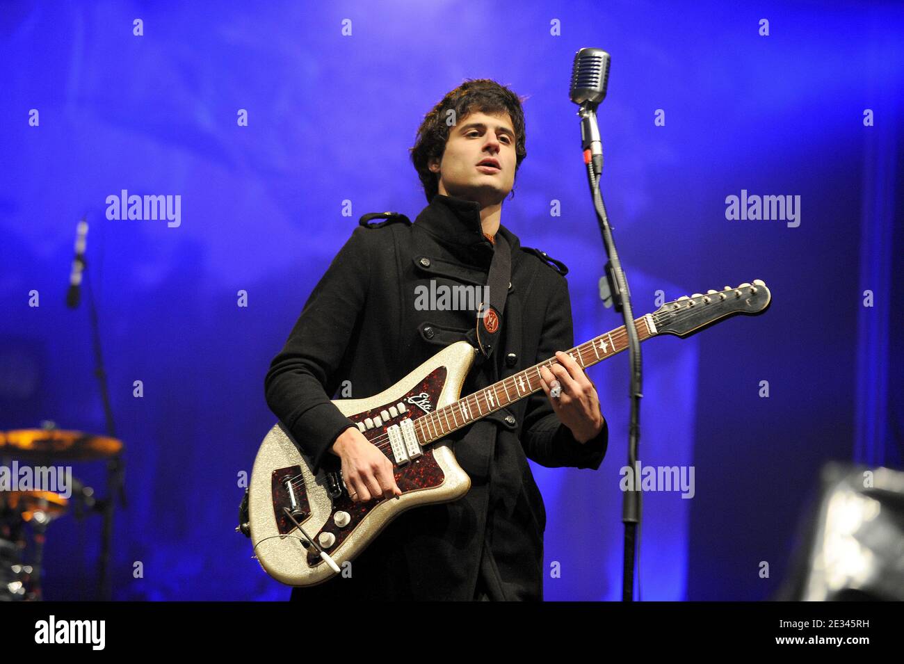 BB Brunes lead singer, Adrien Gallo, performs live during Muzik'elles ...