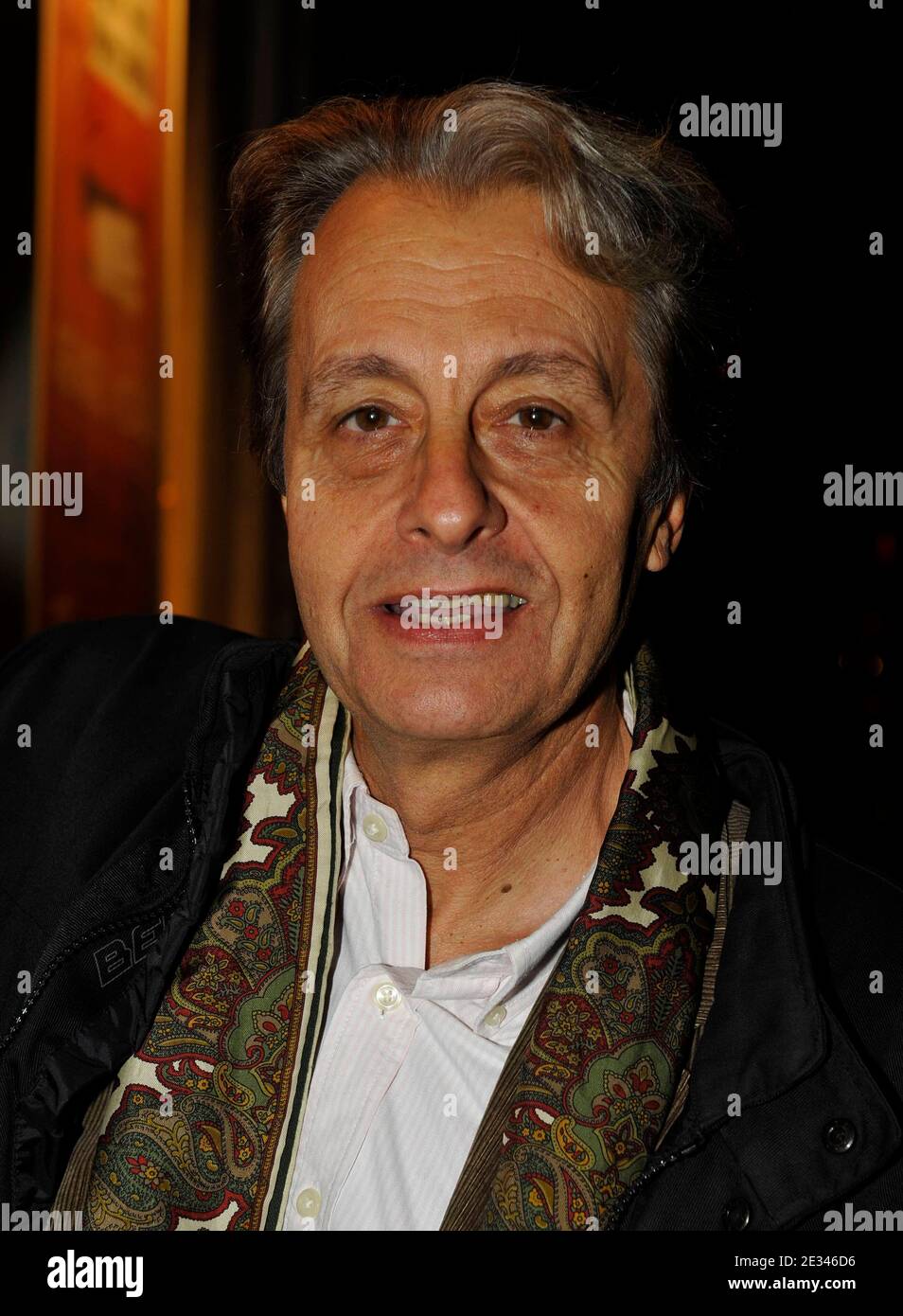 Christian Bujeau attending the premiere of the Kad Merad's play 'Rendez ...