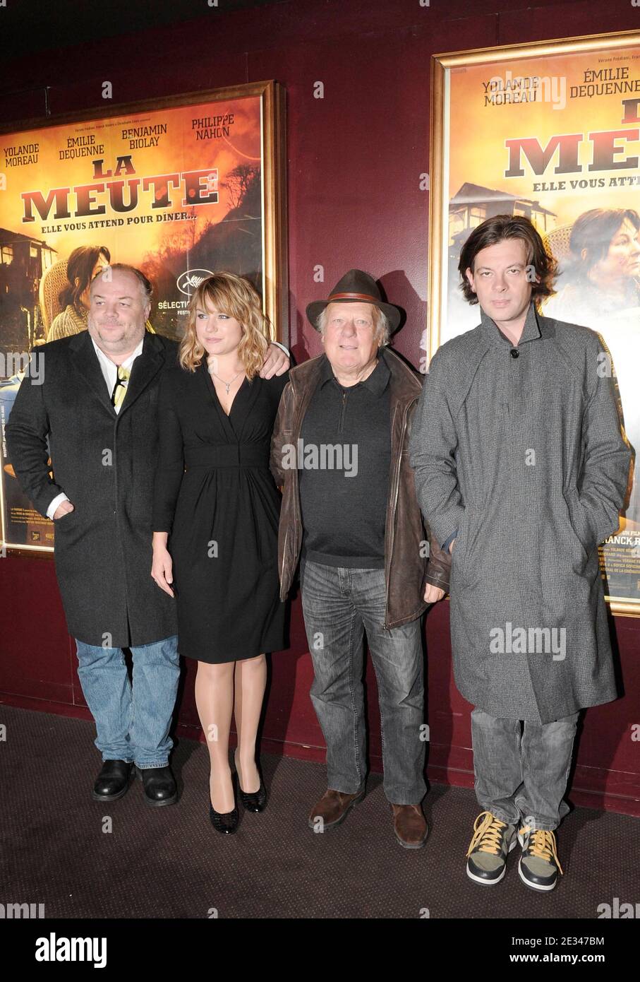 Brice Fournier, Emilie Dequenne, Philippe Nahon and Benjamin Biolay ...