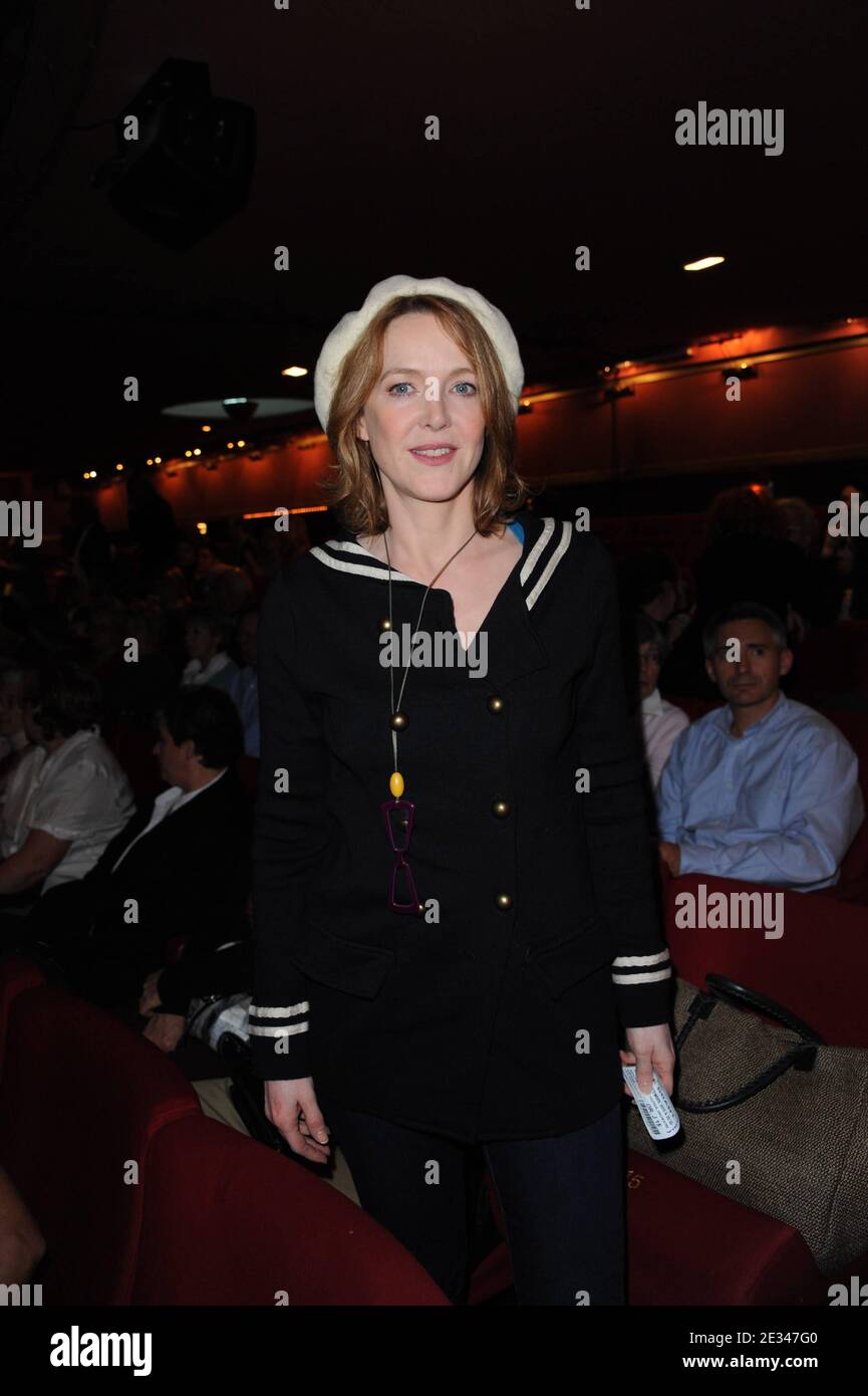 Agnes Soral during the generale of new musical of Gadi Inbar, after ...