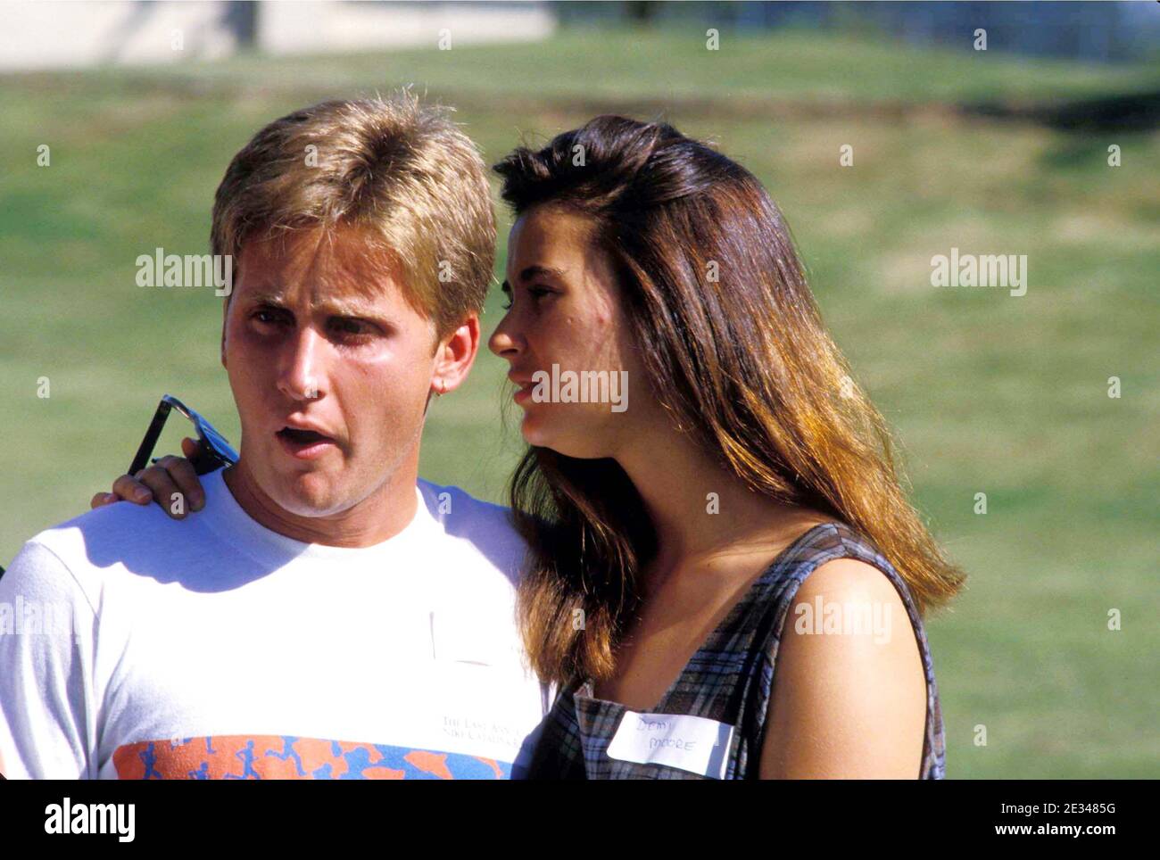 Emilio Estevez And Demi Moore 1985 Credit: Ralph Dominguez/MediaPunch ...
