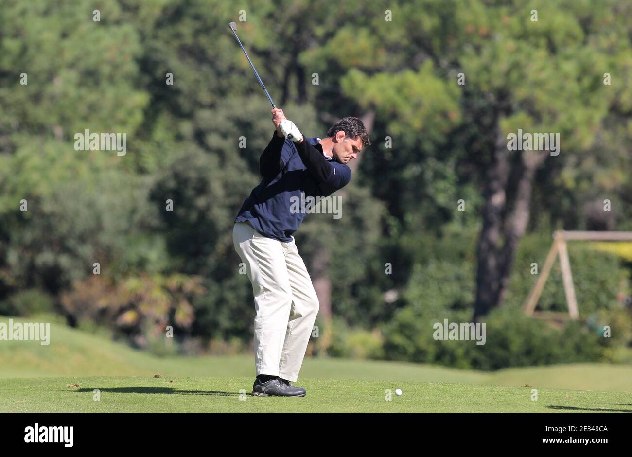 Fabien Pelous during the Golf Enjoy & Care trophy (for the french ...