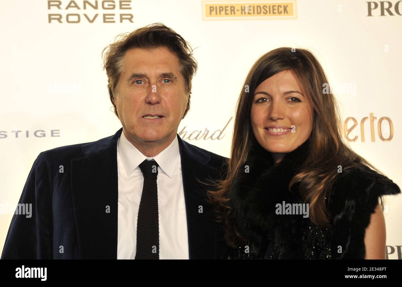 Brian Ferry and a friend attend the Roberto Cavalli's 40th Anniversary ...