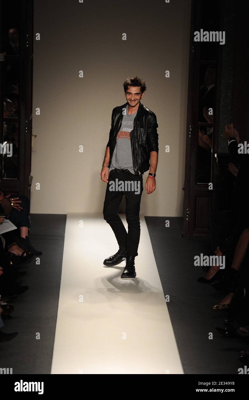 Designer Christophe Decarnin for Balmain spring-summer 2011 ready-to ...