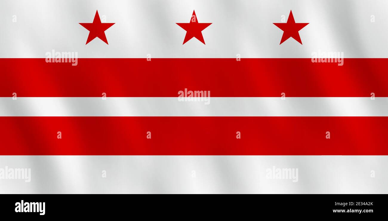 Washington dc us flag vector hi-res stock photography and images - Alamy