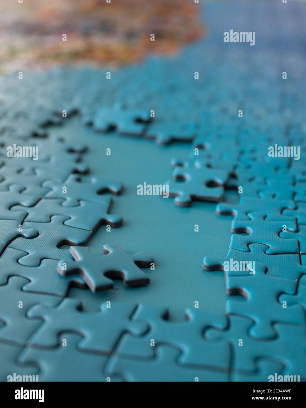 An incomplete puzzle Stock Photo - Alamy