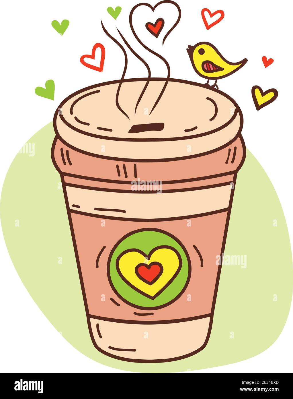 Coffee color texture chocolate Stock Vector Images - Alamy