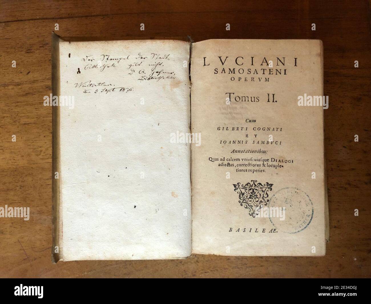 Lukian von Samosata Stock Photo - Alamy