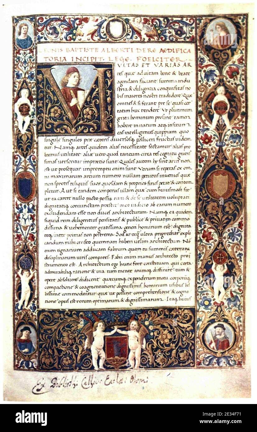 Alberti architecture Cut Out Stock Images & Pictures - Alamy