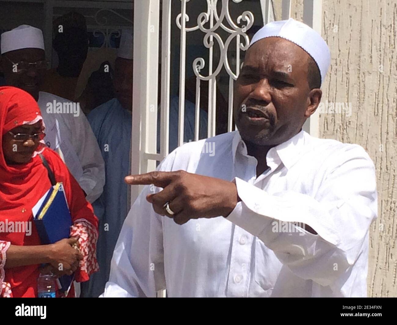 Mahamat Zen Bada, Secretary General of the MPS, Chad, January 2019 ...