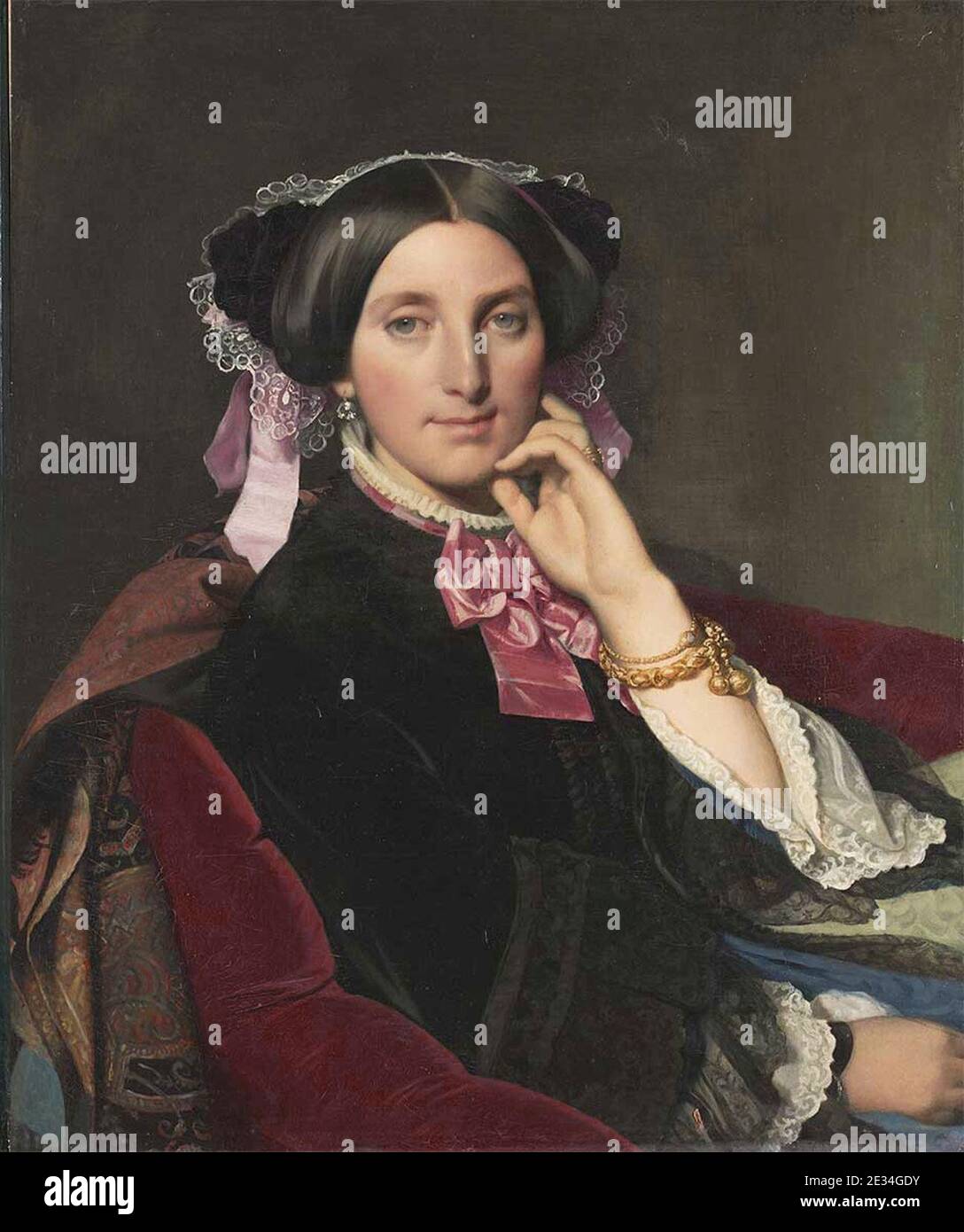 Madame Gonse by Jean Auguste Dominique Ingres Stock Photo - Alamy