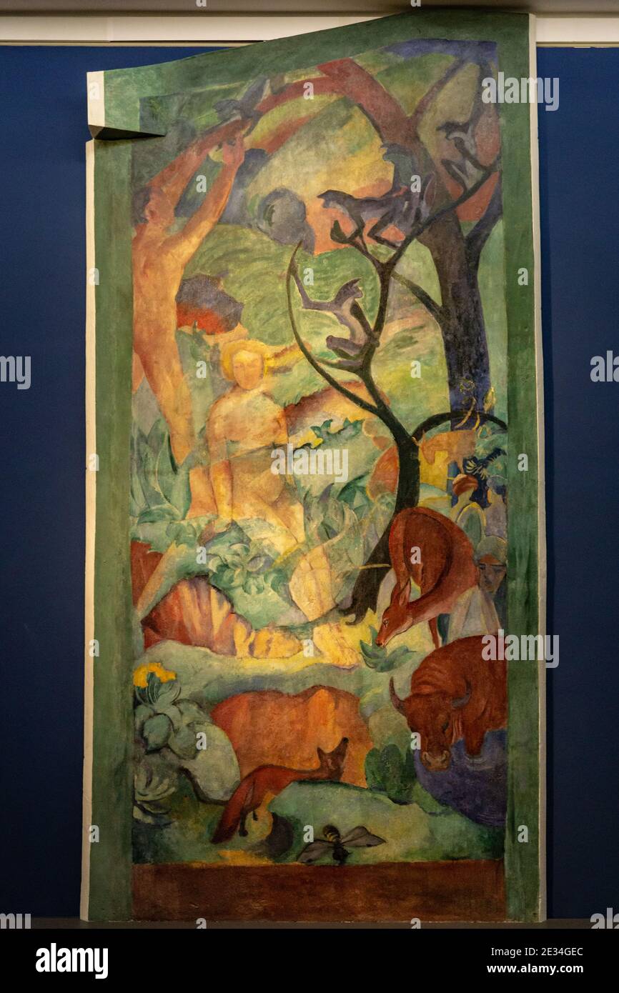 Macke und Marc-Paradies Stock Photo - Alamy