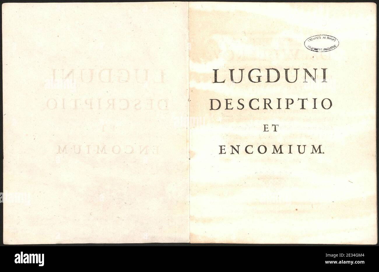 Encomium hi-res stock photography and images - Alamy