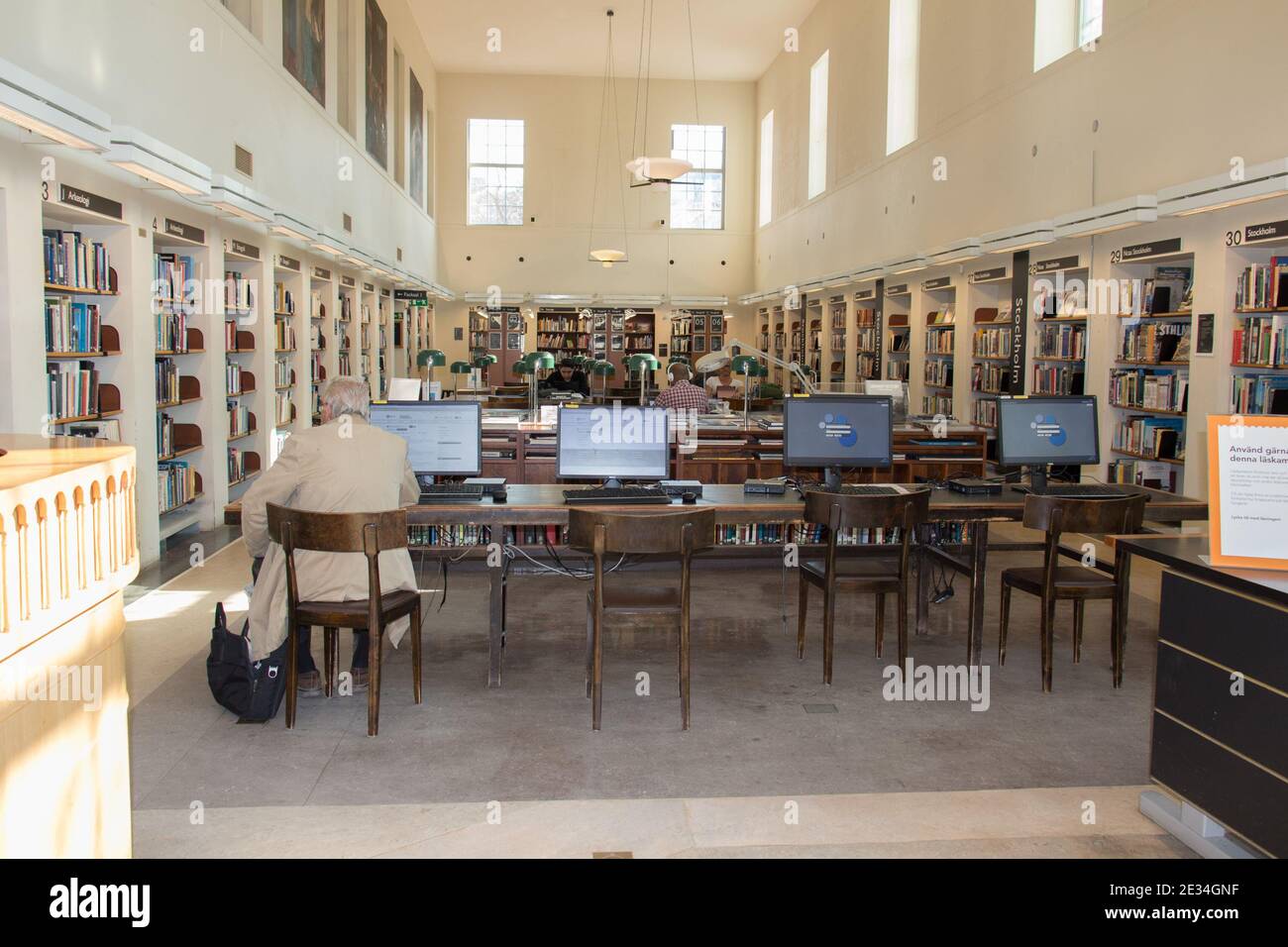 Stockholm sweden city library asplund hi-res stock photography and ...