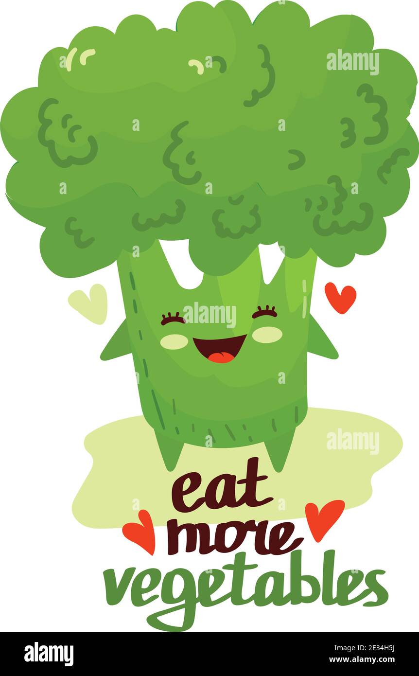 Eat more fresh food Stock Vector Images - Alamy