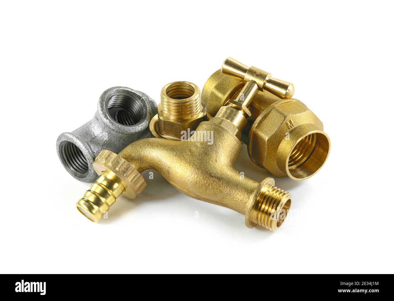 Tools and materials for sanitary works Stock Photo - Alamy