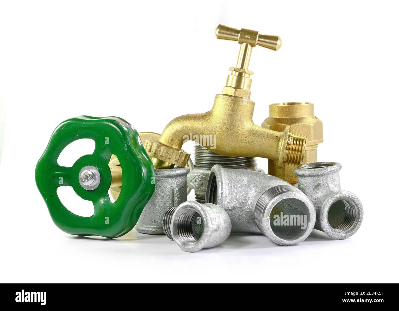 Tools and materials for sanitary works Stock Photo - Alamy