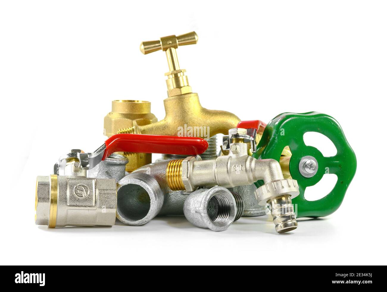 Tools and materials for sanitary works Stock Photo - Alamy