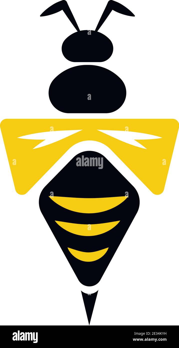 Wasp Flat icon Conceptual Design Ilustration Vector Stock Vector Image ...