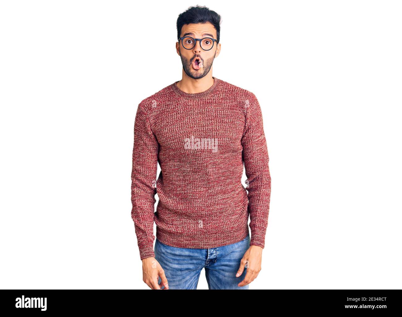 Shocked face hispanic Cut Out Stock Images & Pictures - Alamy