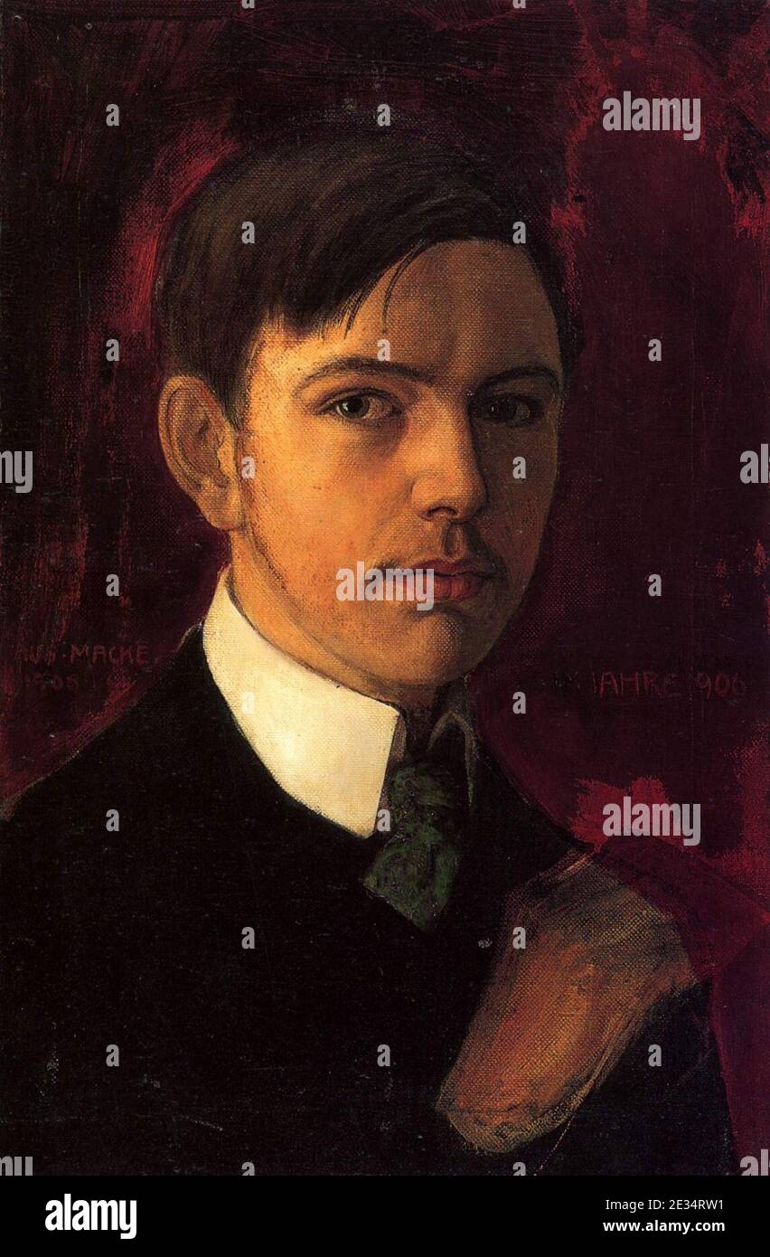 August Macke 042 Stock Photo - Alamy
