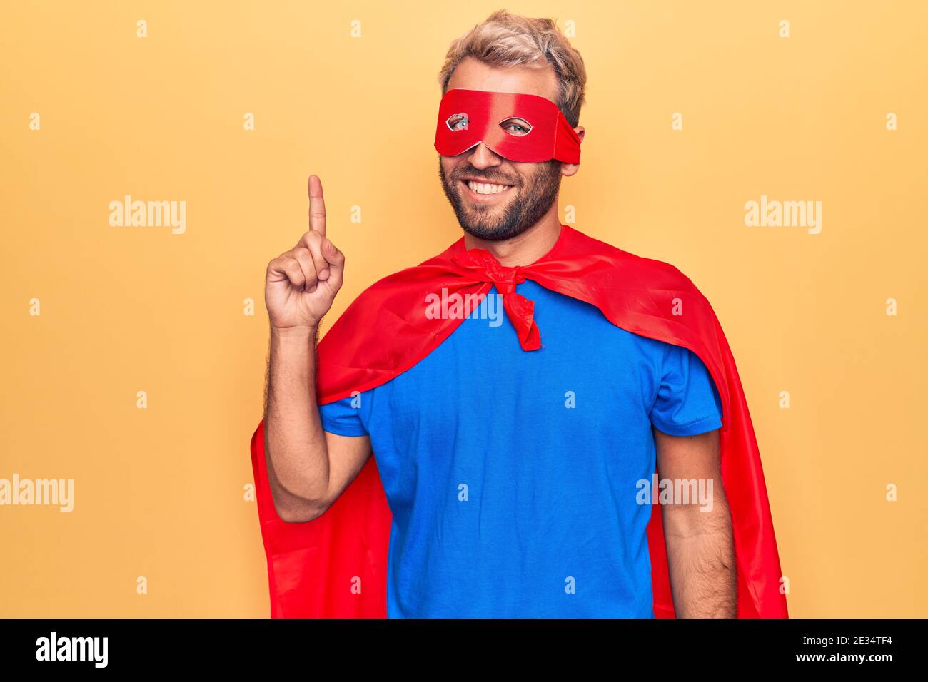 Cartoon man pointing finger thought hi-res stock photography and images ...