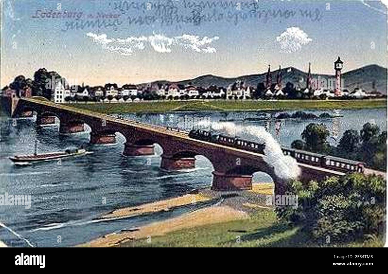 Ladenburg um 1900 Stock Photo - Alamy