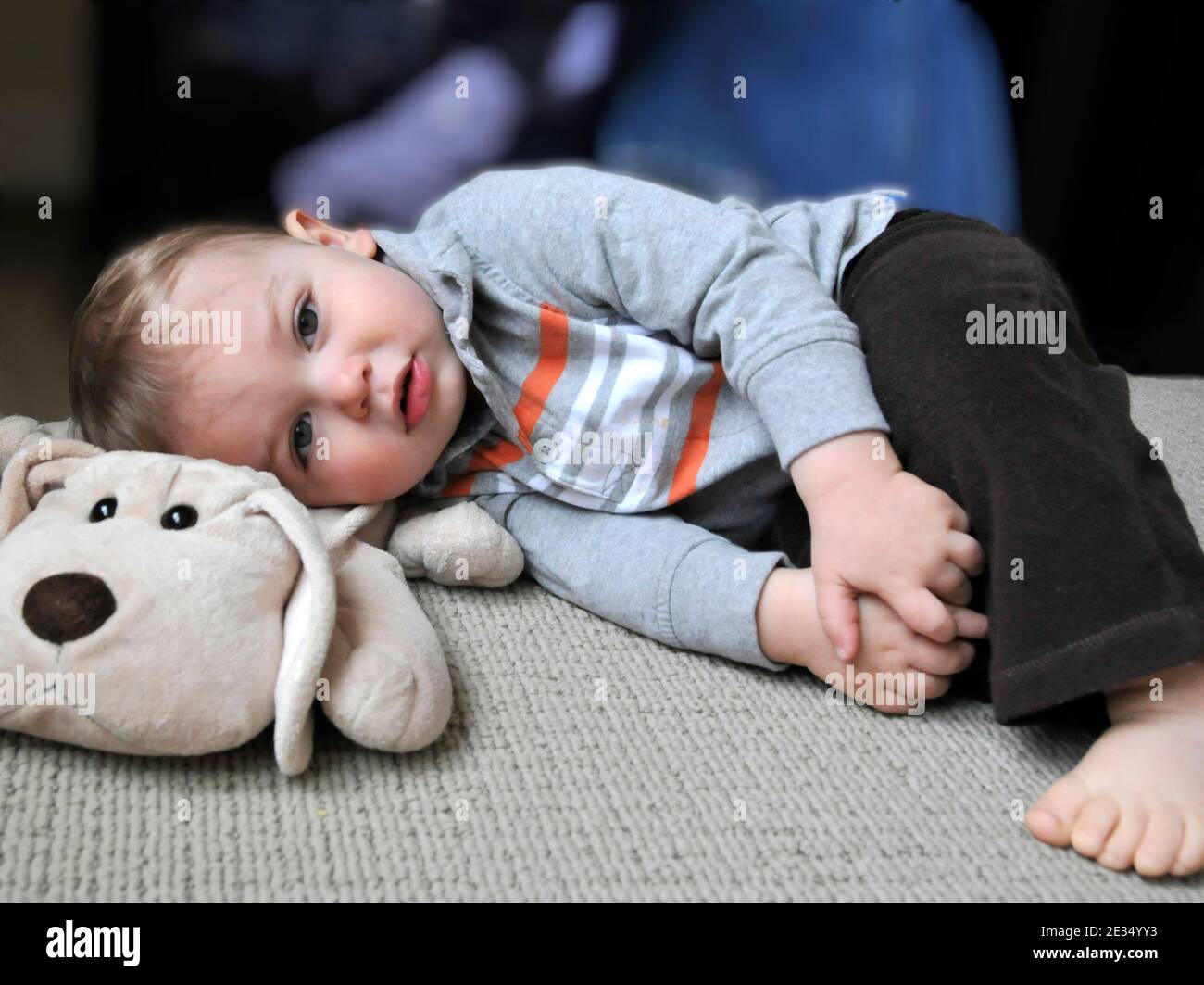 Two year old toddler with a serious look, Seattle, USA Stock Photo - Alamy