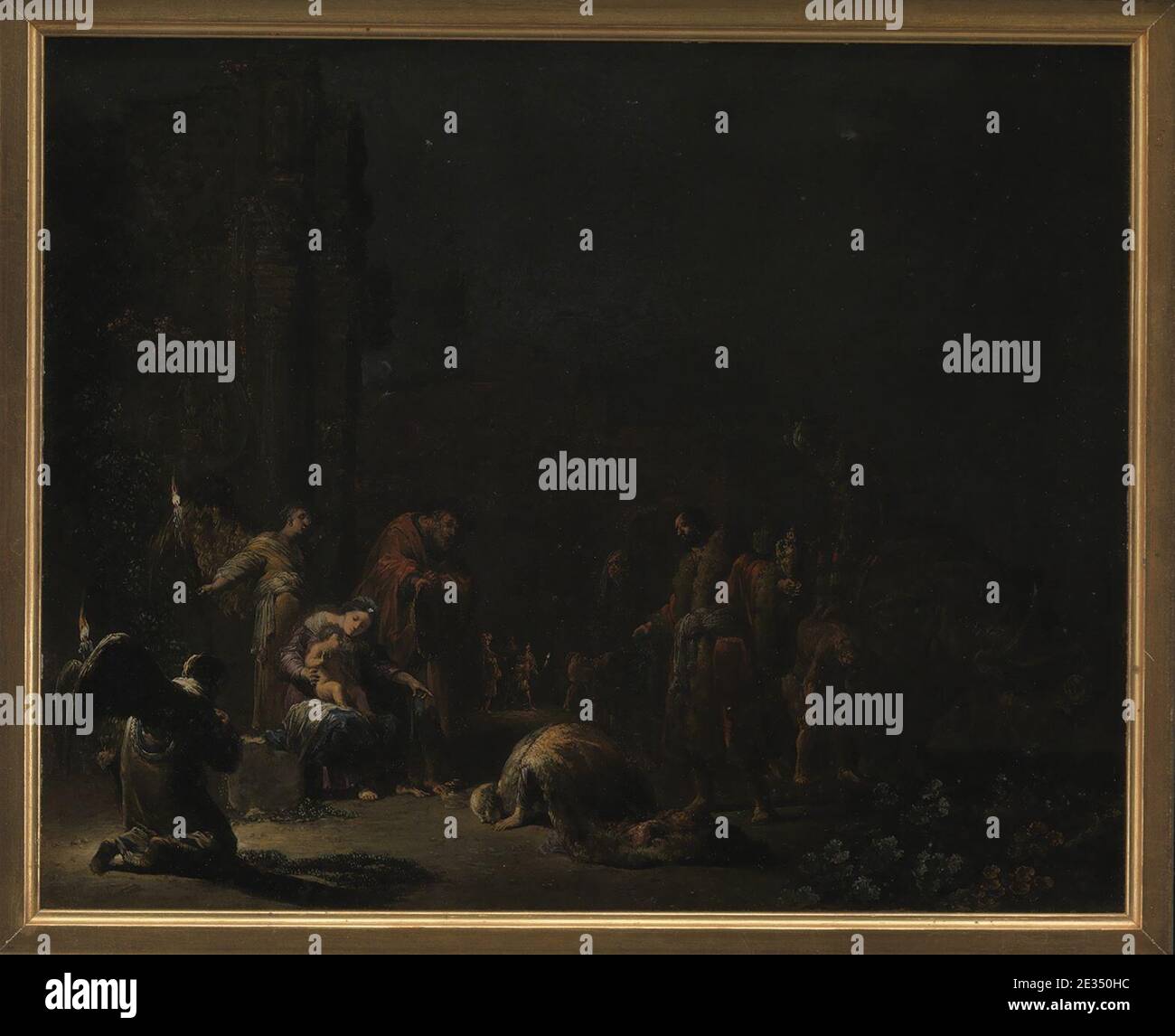 Leonard Bramer - The Adoration of the Magi Stock Photo - Alamy