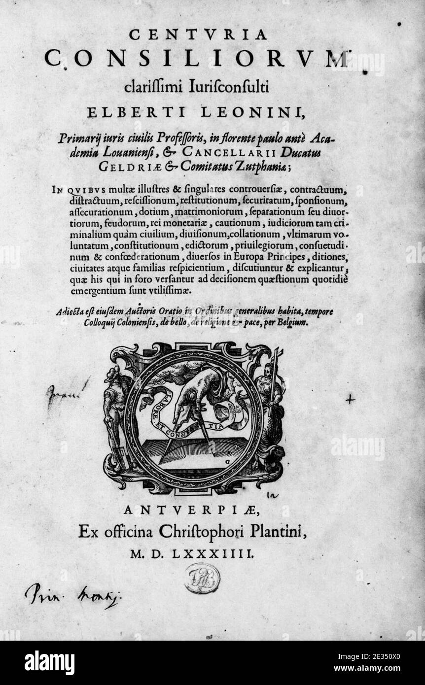 Elbertus leoninus Black and White Stock Photos & Images - Alamy