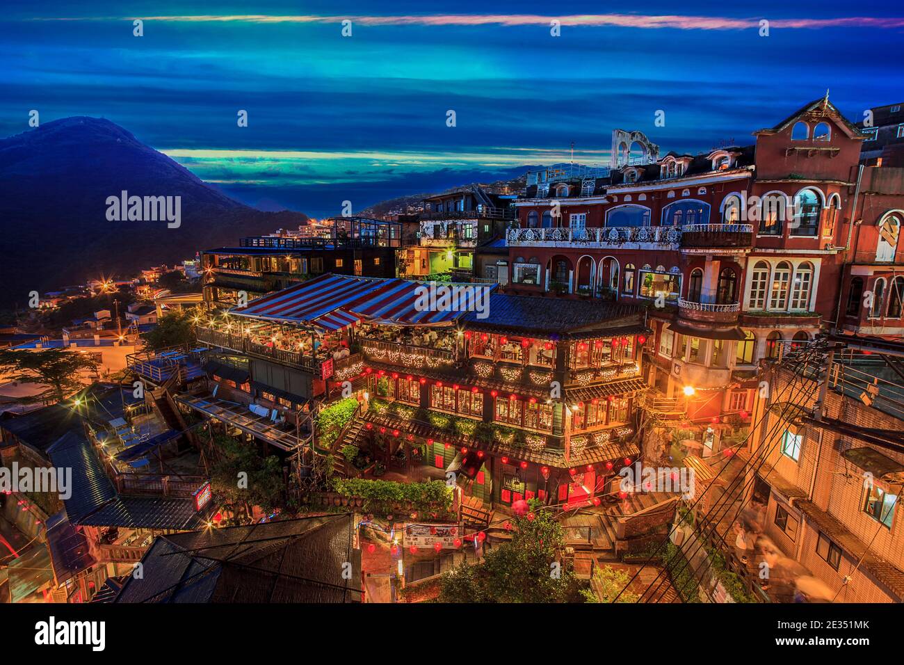 Taipei City, Taiwan - Apr 25, 2011: Night Street View of the Famous ...