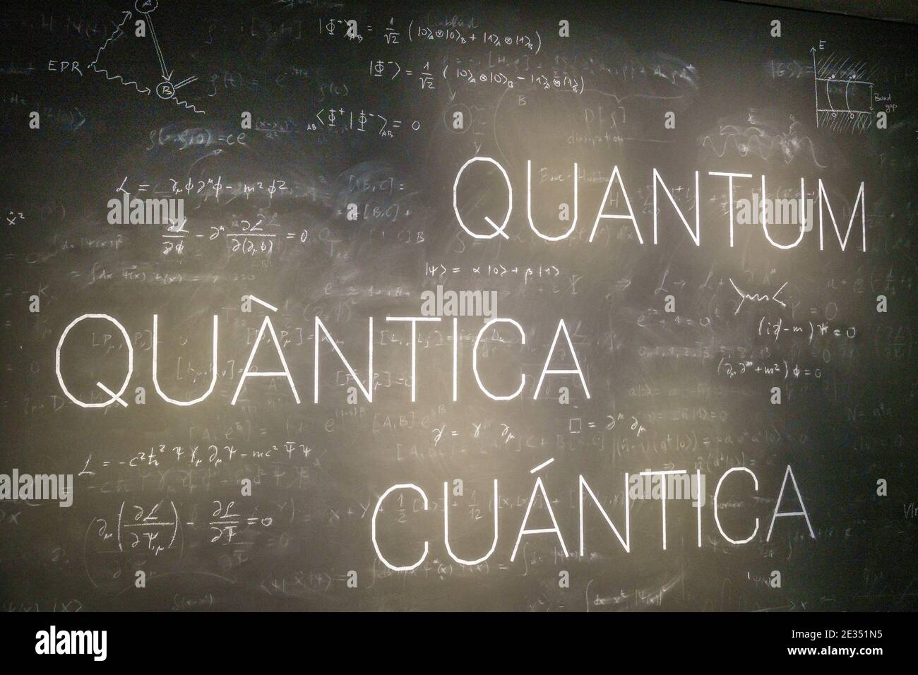 Quantum physics formulas hi-res stock photography and images - Alamy