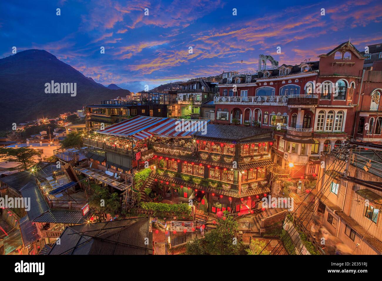 Taipei City, Taiwan - Apr 25, 2011: Night Street View of the Famous ...