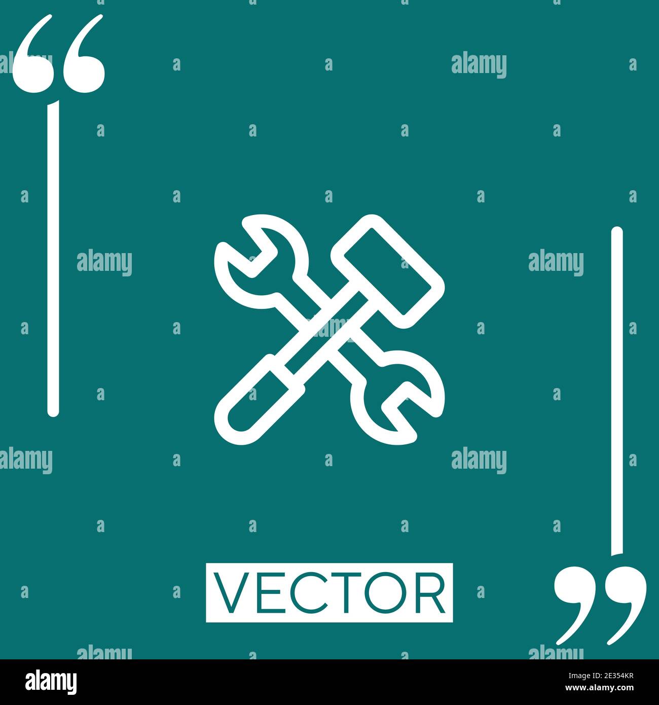 Plumbing tools line icon Stock Vector Images - Alamy