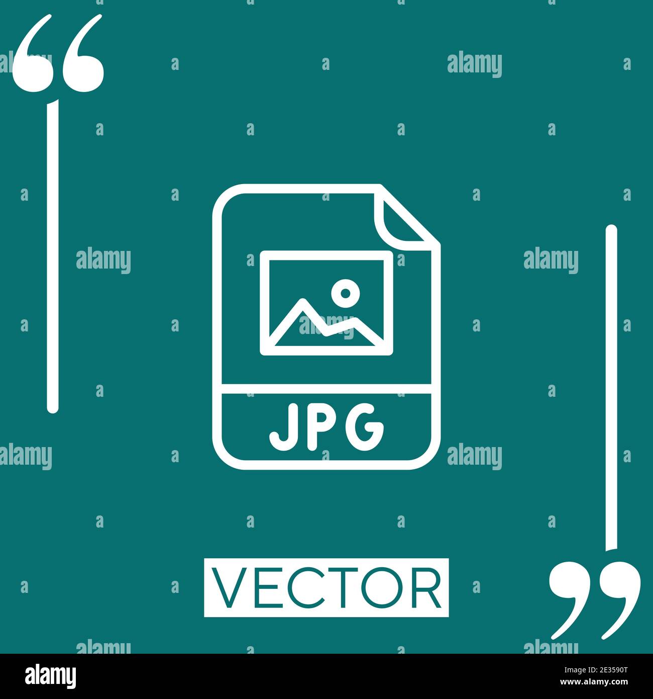 Vector Icon Linear Icon Editable Stroke Line Stock Vector Image