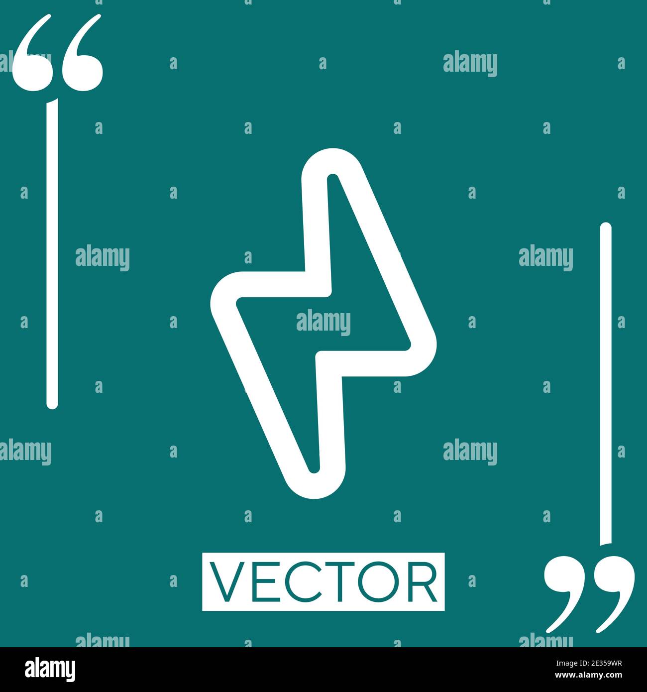 Thunderbolt Outline Stock Vector Images - Alamy