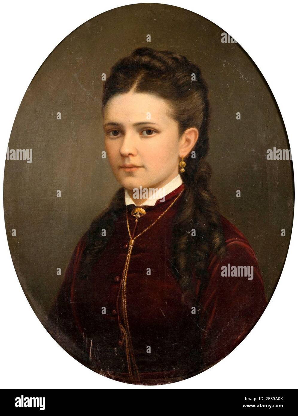 Ludwig Knaus - Countess Emanuela Potocka Stock Photo - Alamy