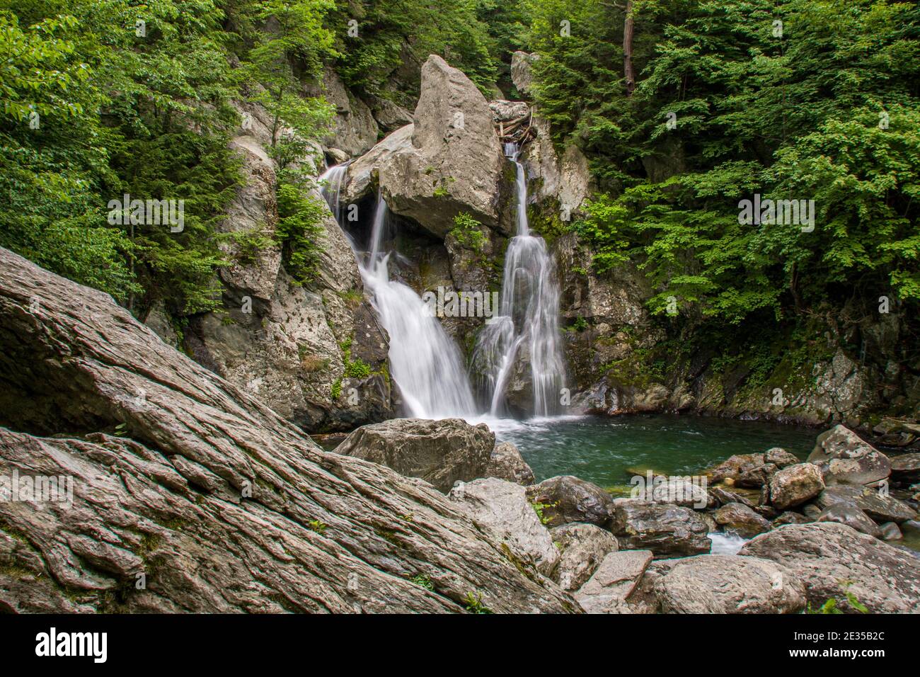 Bash Bish Falls in Mt. Washington, Massachusetts Stock Photo - Alamy