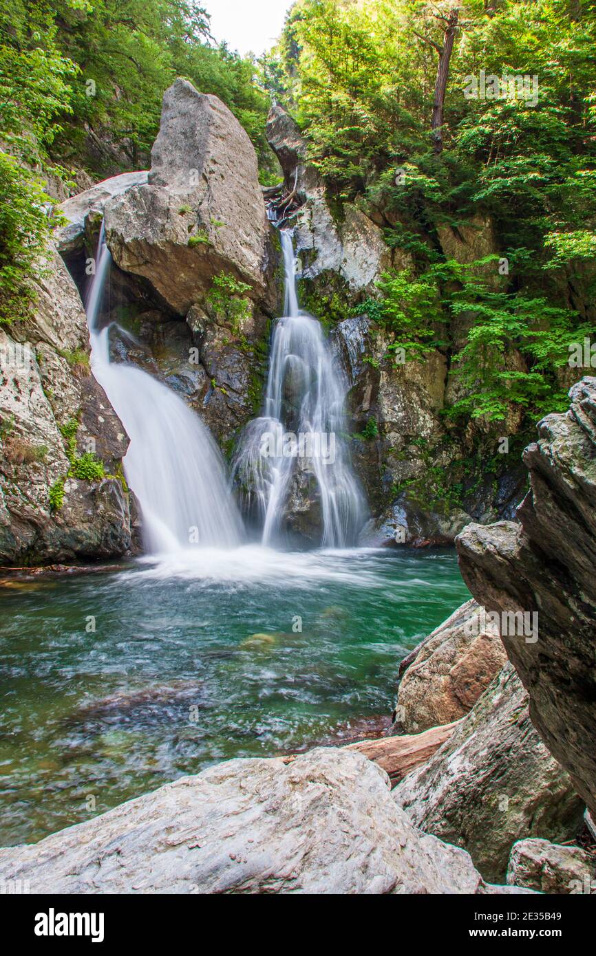Bash Bish Falls in Mt. Washington, Massachusetts Stock Photo - Alamy