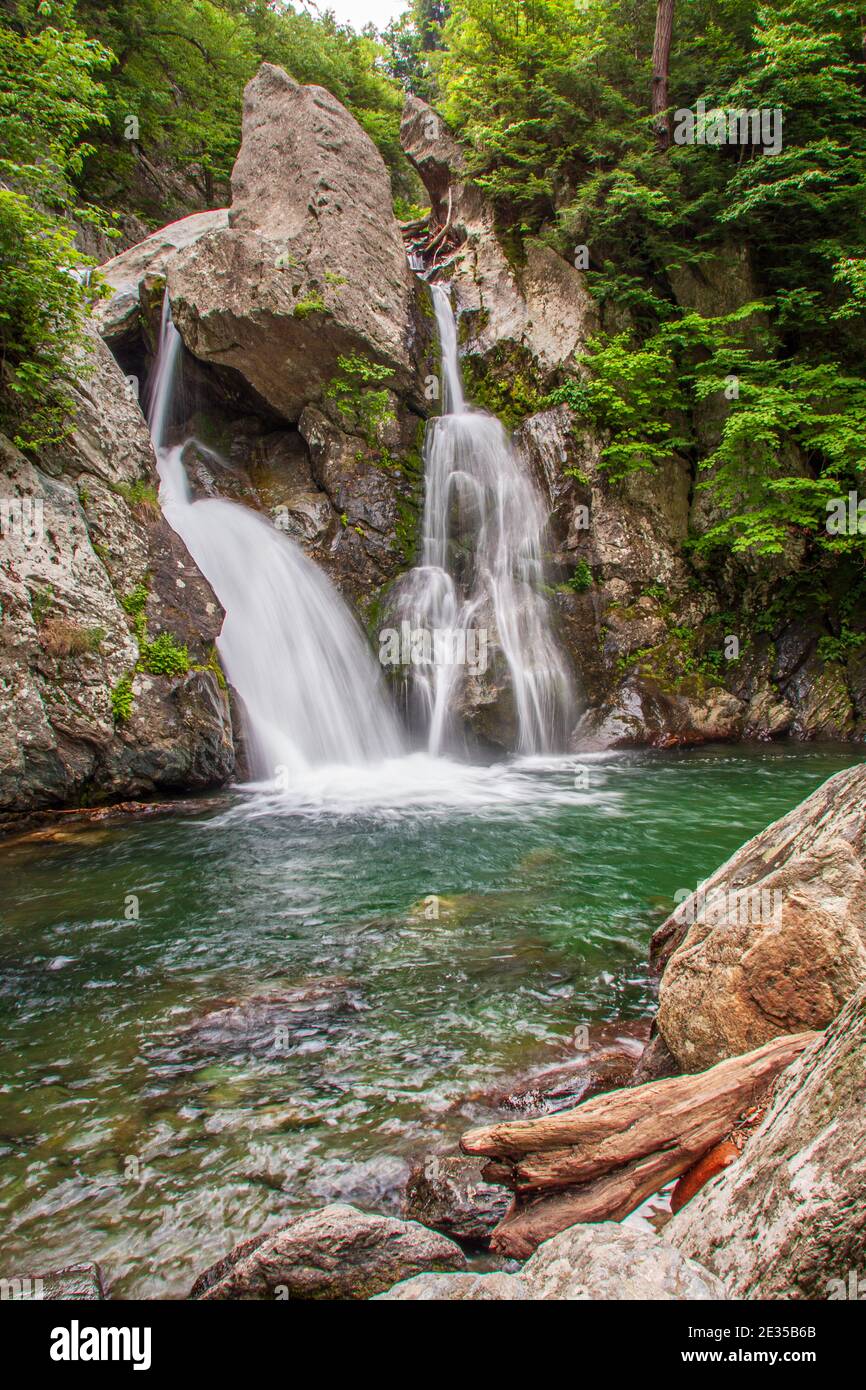 Bash Bish Falls in Mt. Washington, Massachusetts Stock Photo - Alamy