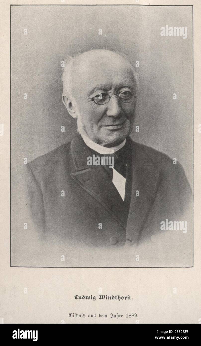 Ludwig Windthorst JS Stock Photo - Alamy