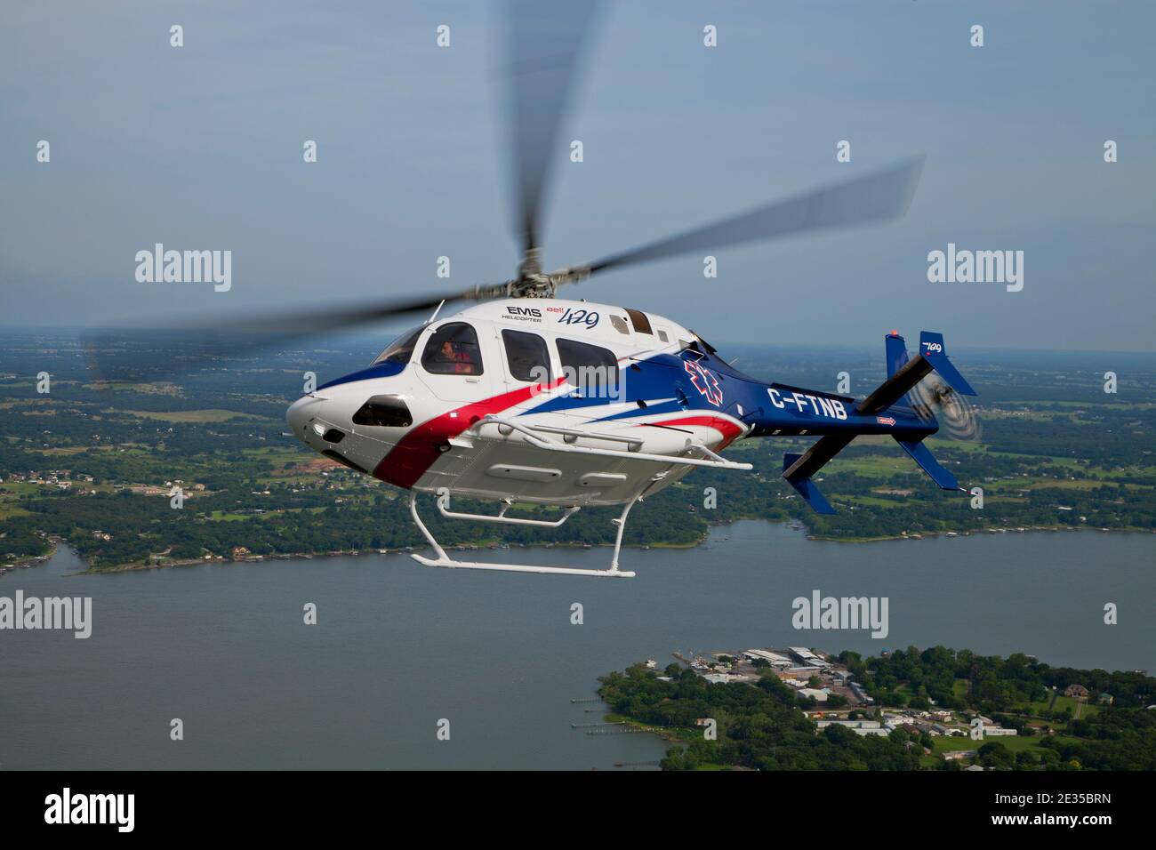 Bell 429 GlobalRanger Helicopter Stock Photo - Alamy