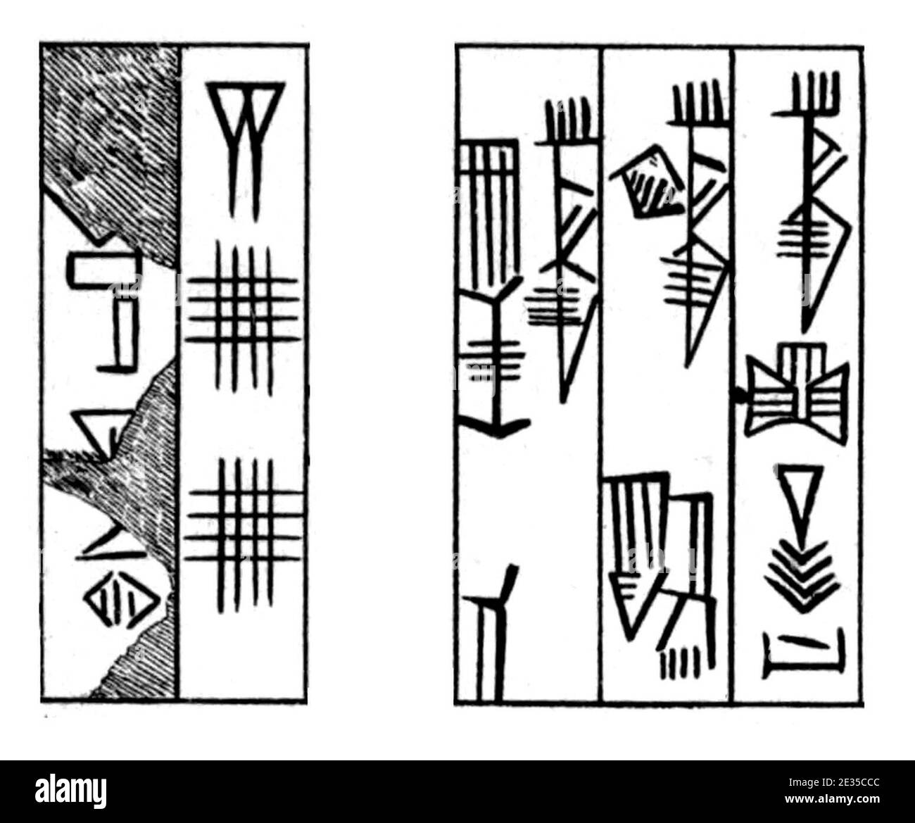 Lugalzagesi king of Uruk king of the Land son of Ukush Stock Photo - Alamy