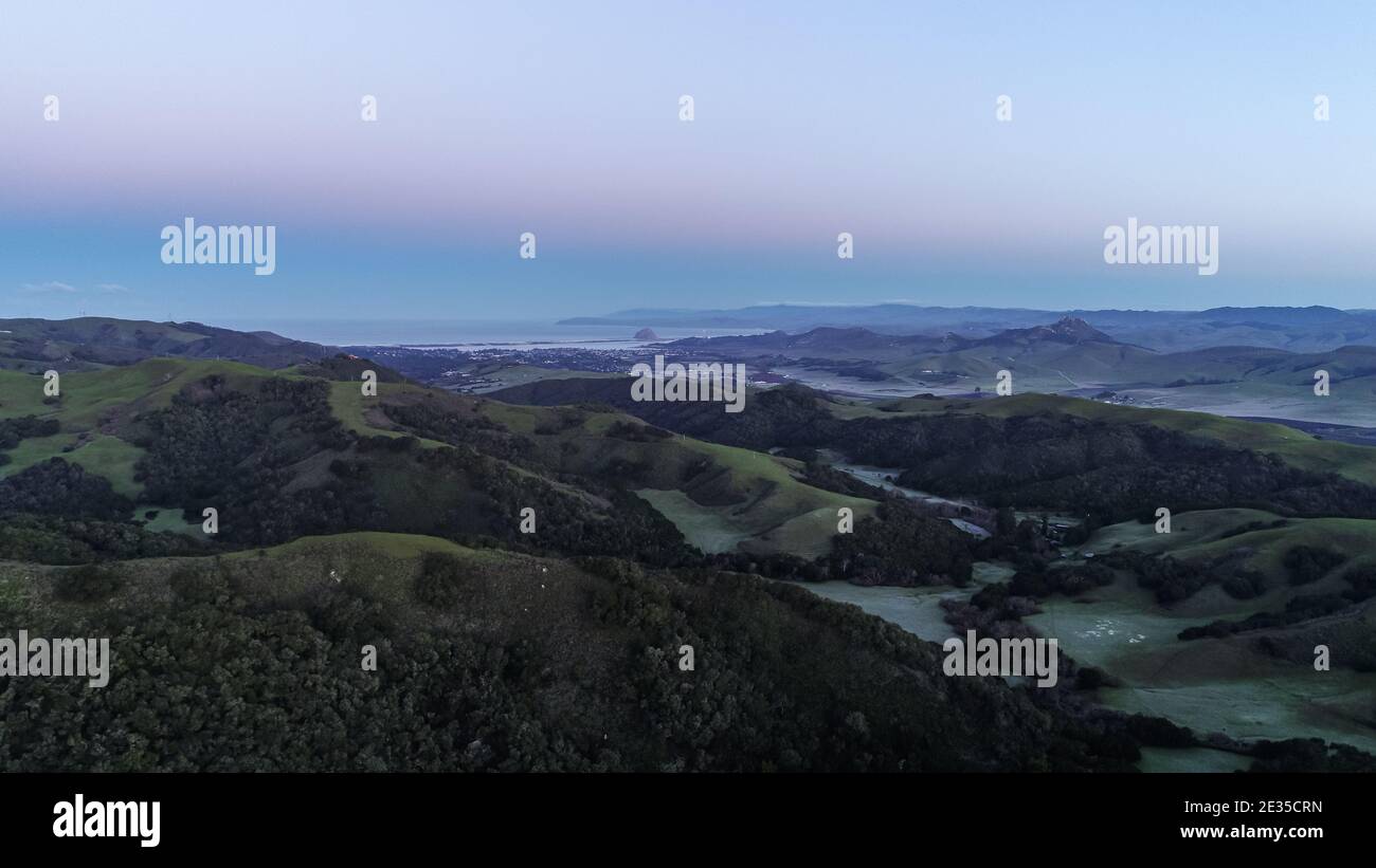 Aerial drone shot beautiful mountains hi-res stock photography and ...